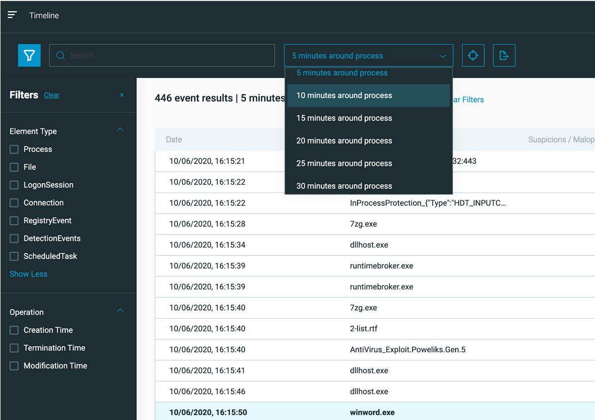 Accelerate Investigations with the New Cybereason Process Timeline Feature